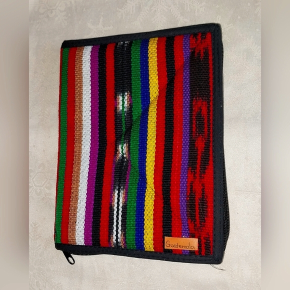 Office | Guatemalan Colorful Woven Notebook Cover And Lined Paper ...